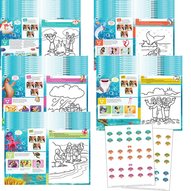 Tide Pool Preschool Bible Pack (Enough for 10 Kids) - Scuba VBS 2024 by ...