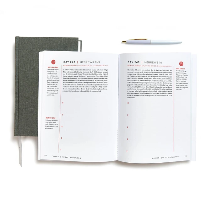 The Bible in a Year - Bible Study Book: A Guided Scripture Reading ...