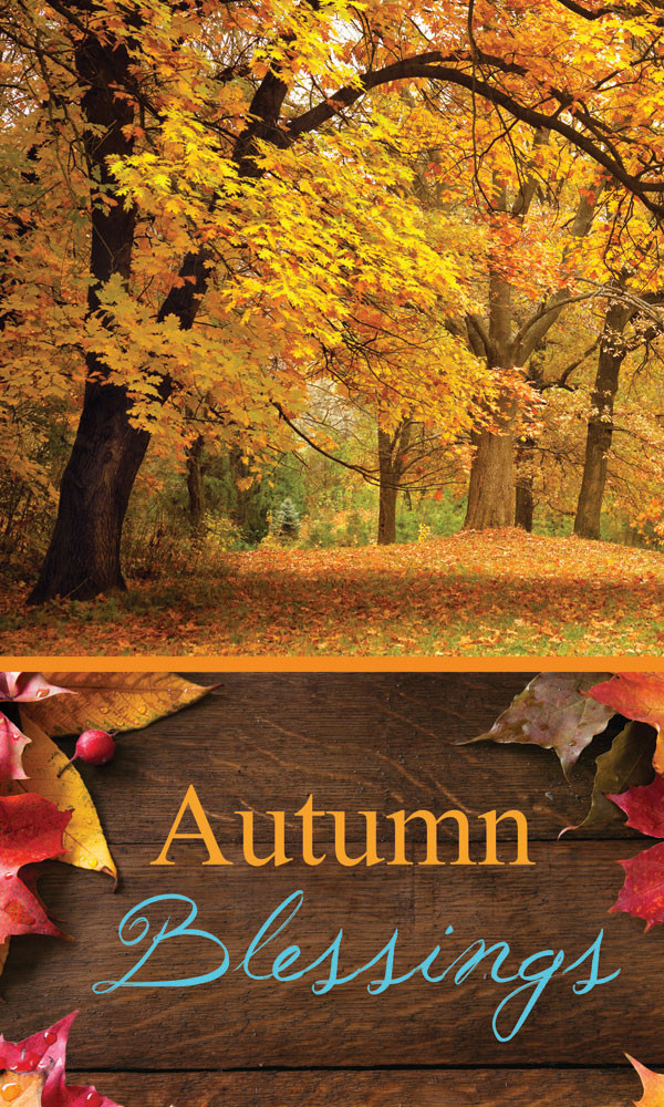 Church Banner - Fall & Thanksgiving - Autumn Blessings