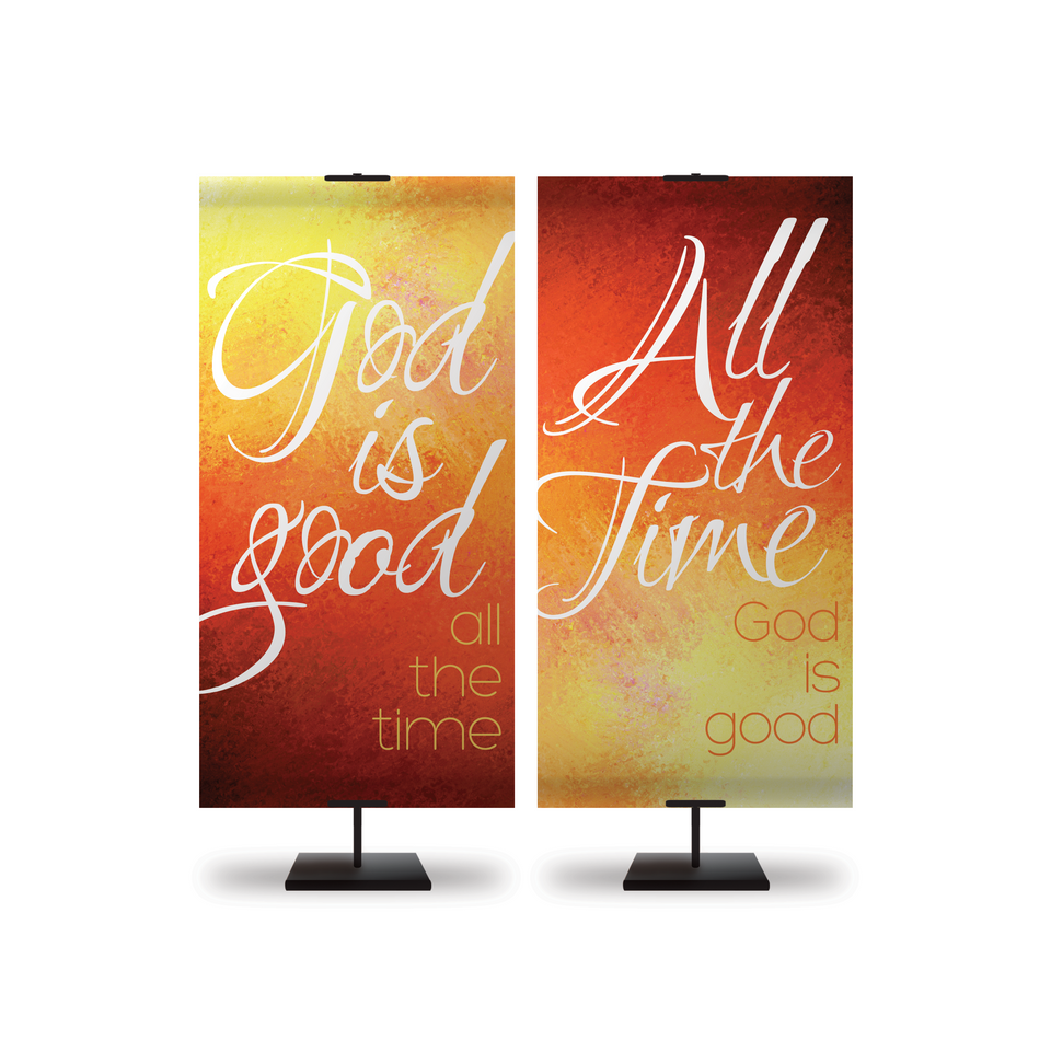 Church Banner - Praise and Worship - God Is Good