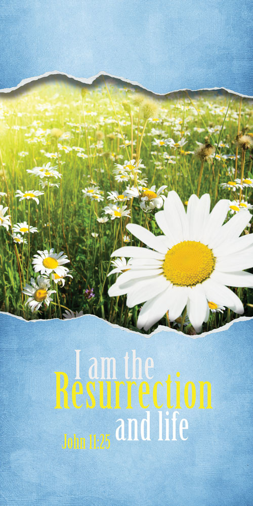 Church Banner - Easter - John 11:25