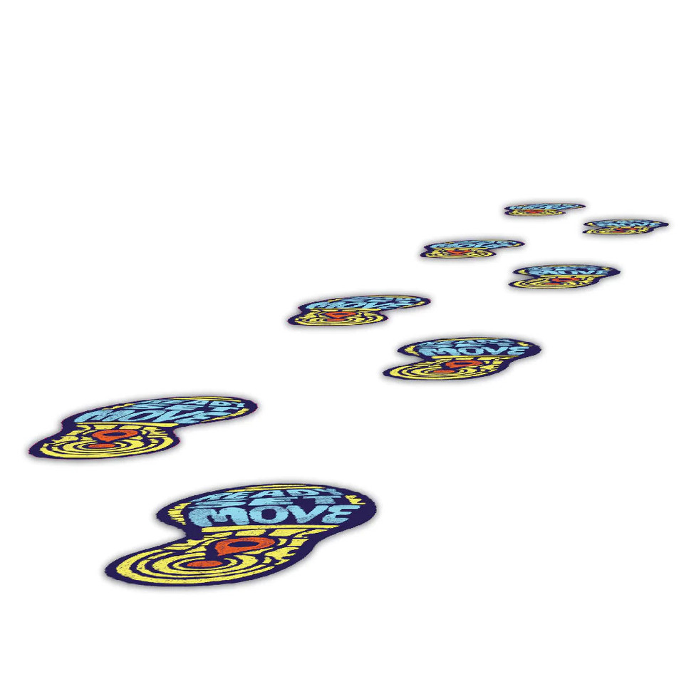 Shoe Steps Floor Clings - Ready, Set, Move VBS 2023 by Orange