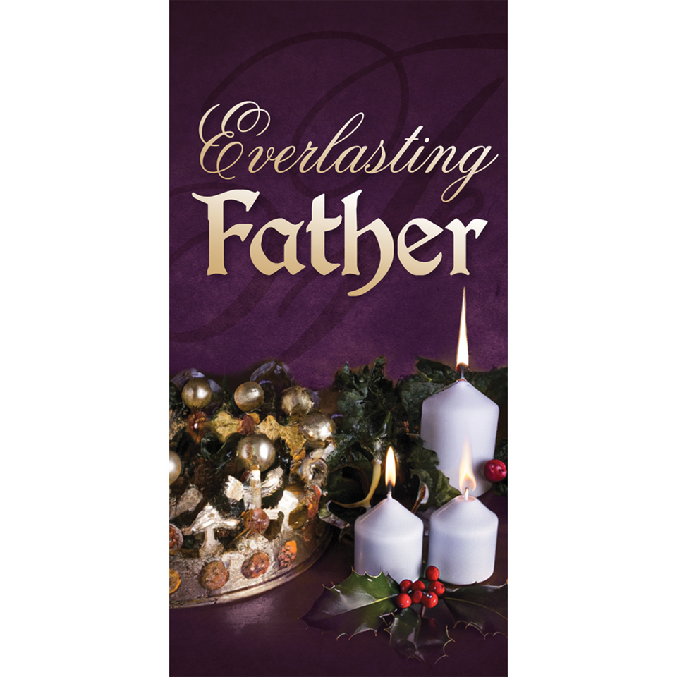 Church Banner - Christmas - Everlasting Light - Jesus