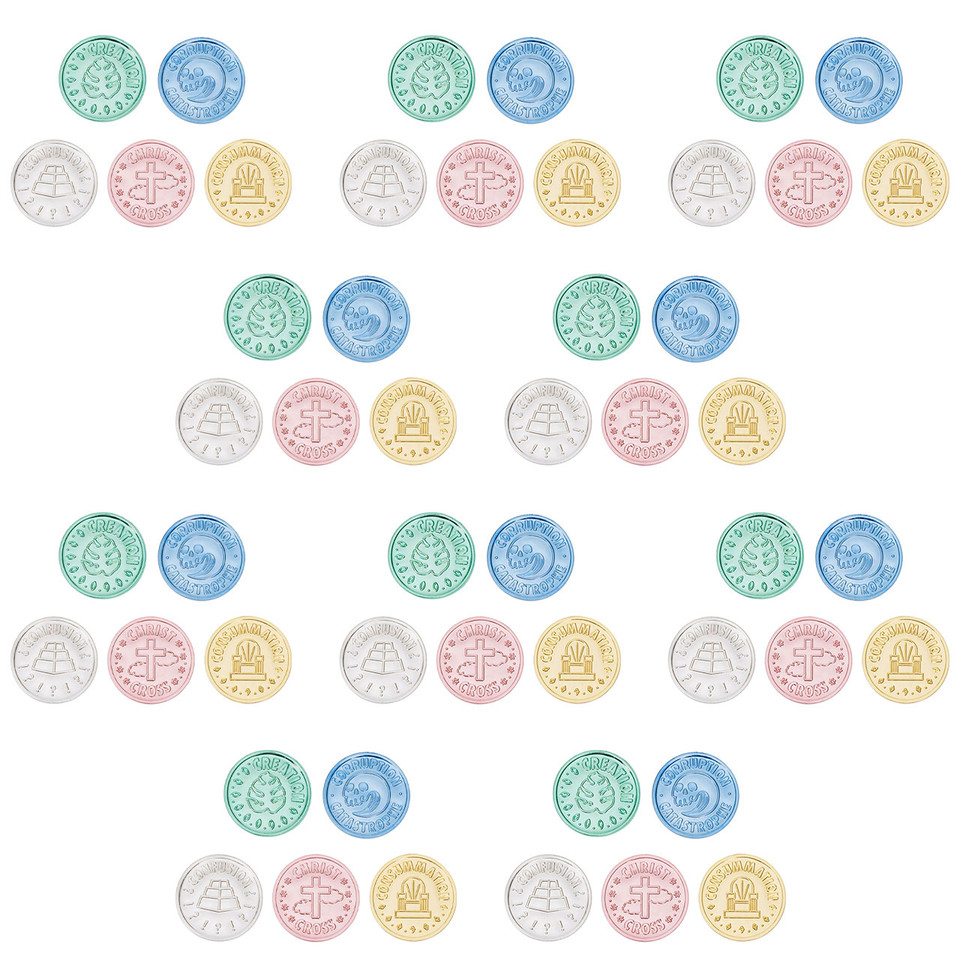 Daily Coin Set (set of 5) (Pack of 50) - Jungle Journey Answers VBS ...