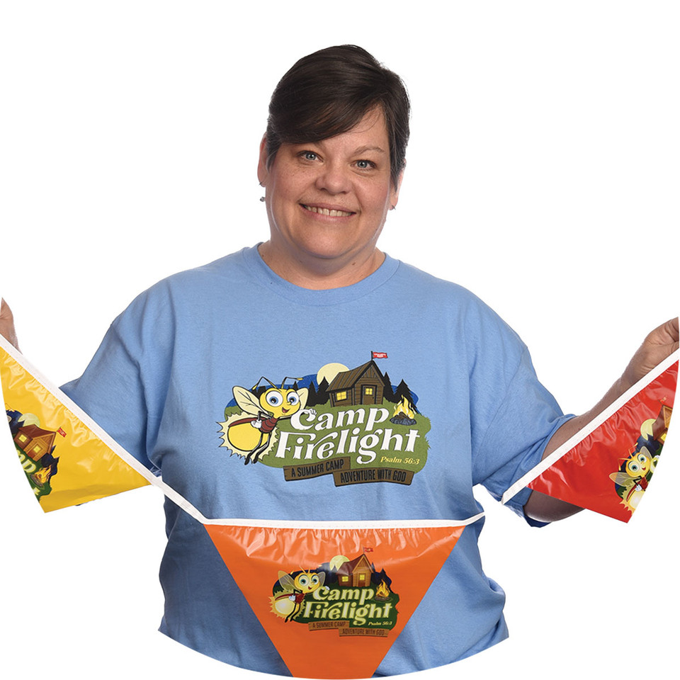 Logo String Flags - Camp Firelight VBS 2025 by Cokesbury - Concordia Supply
