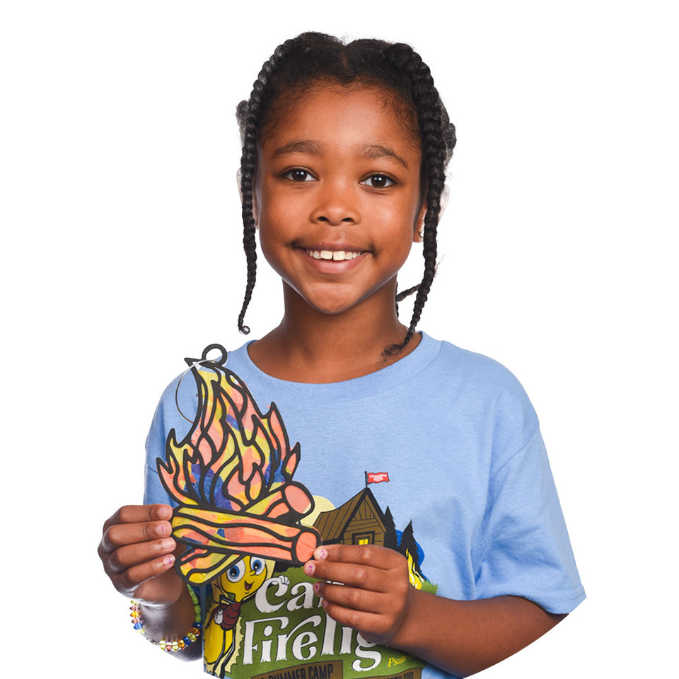 Stained Glass Campfire Craft - Pack of 12 - Camp Firelight VBS 2025 by ...