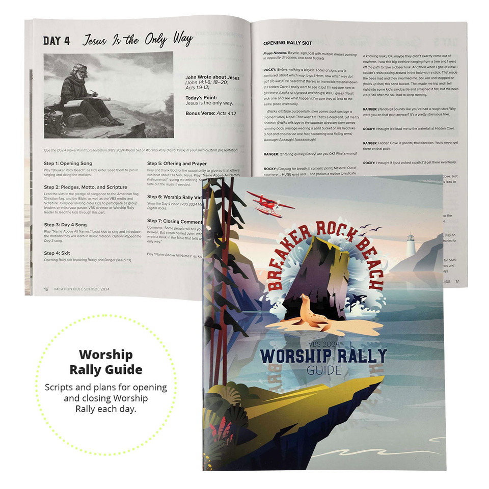 Worship Rally Pack - Breaker Rock Lifeway VBS 2024 - Concordia Supply
