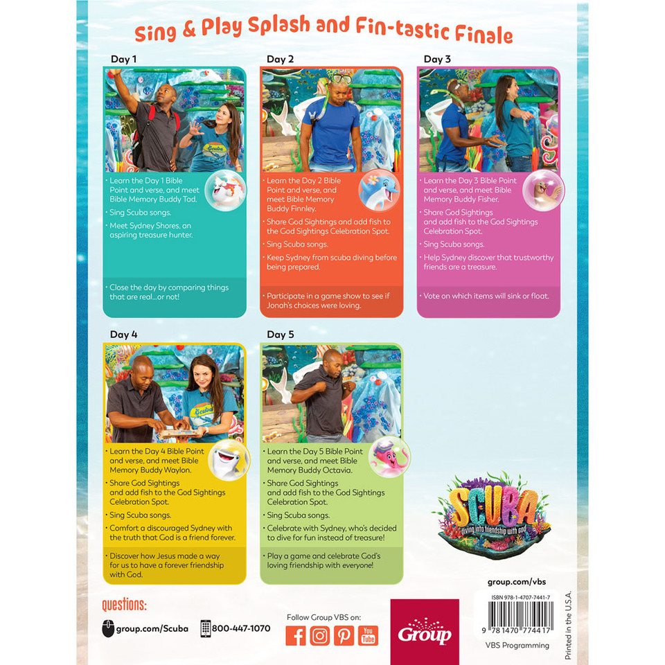 Sing & Play Splash and Fin-tastic Finale Leader Manual - Scuba VBS 2024 ...