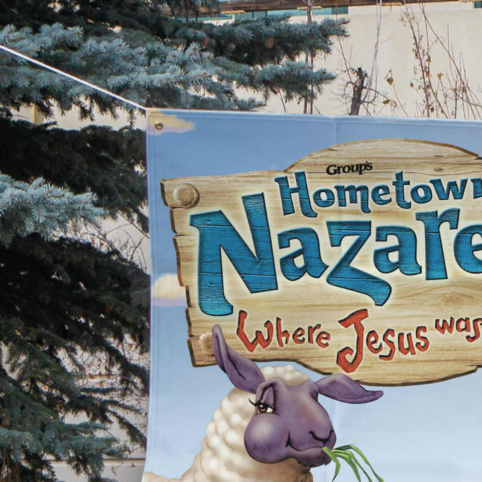 Giant Outdoor Banner - Hometown Nazareth VBS 2024 by Group - Concordia ...