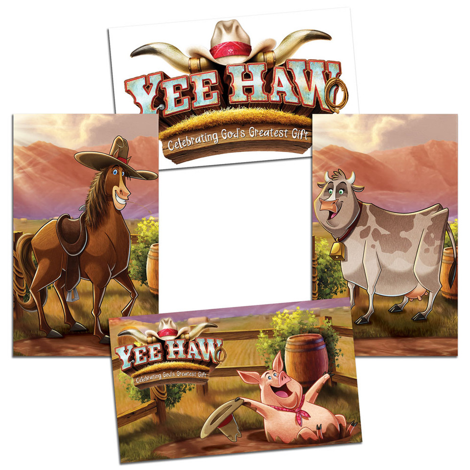 Giant Decorating Posters (set of 4) - Yee-Haw VBS 2025 by Group ...