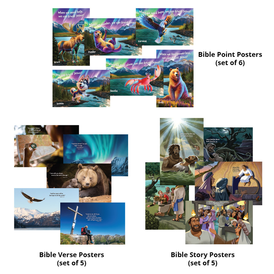 Bible Lesson Poster Pack BUNDLE - True North VBS 2025 by Group ...
