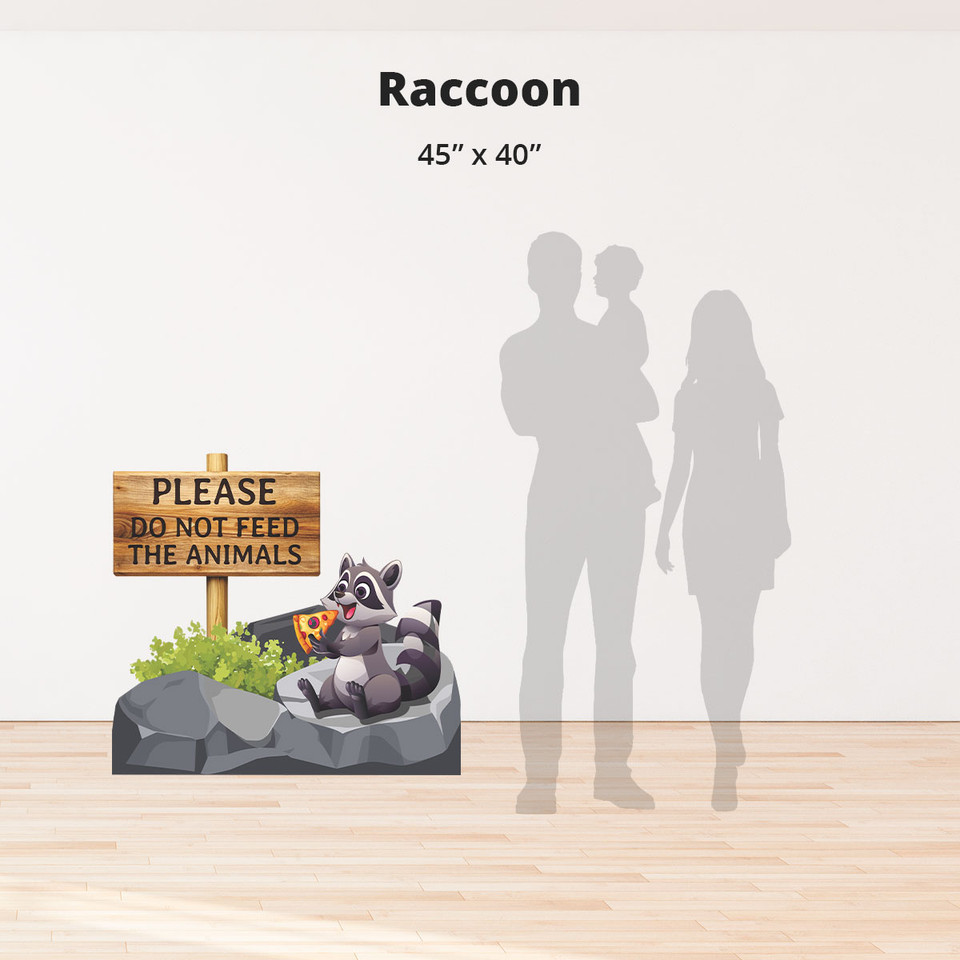 Raccoon - Easy Scene Pop-Up Giant VBS Display - (45 in x 40 in) - VBS ...
