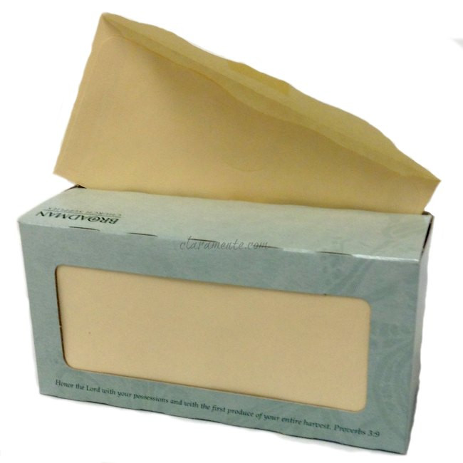 Blank Buff Offering Envelope - Bill Size (Pack of 100) Broadman ...