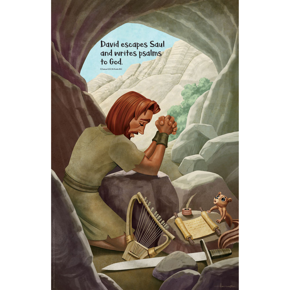 Bible Story Posters - 22" x 34" (Set of 5) - Treasured VBS 2021