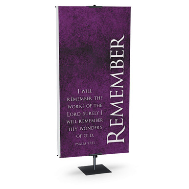 Church Banner - Inspirational - Remember