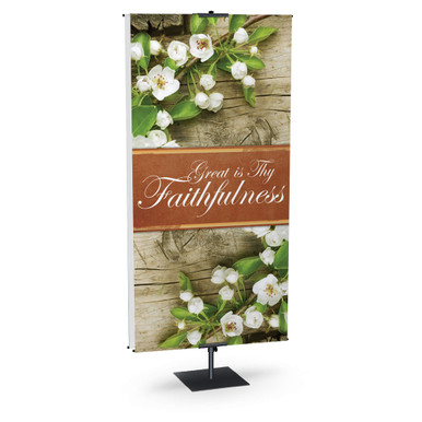 Church Banner - Inspirational - Great Is Thy Faithfulness