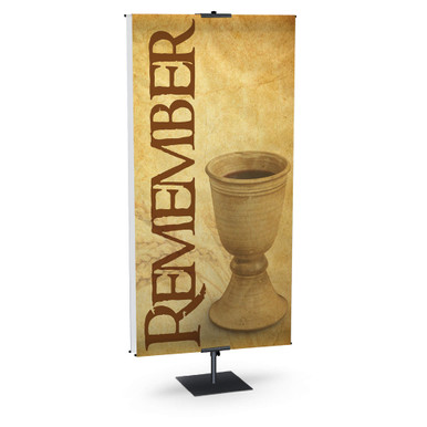 Church Banner - Easter - Remember - B30262