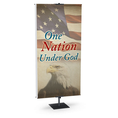 Church Banner - Patriotic - One Nation Under God - B20460