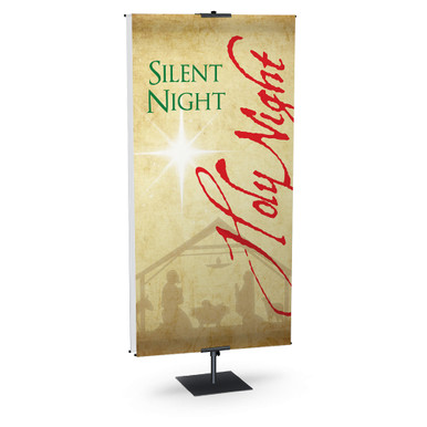 Church Banner - Christmas - Silent Night - B21076