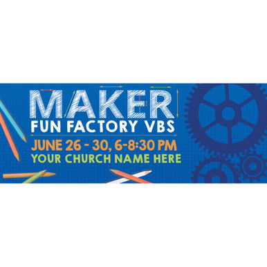 Factory VBS - Custom Outdoor Vinyl Banner for VBS 2017 - B71031
