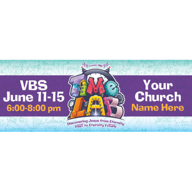 Science VBS - Custom Outdoor Vinyl Banner for VBS 2018 - B81031