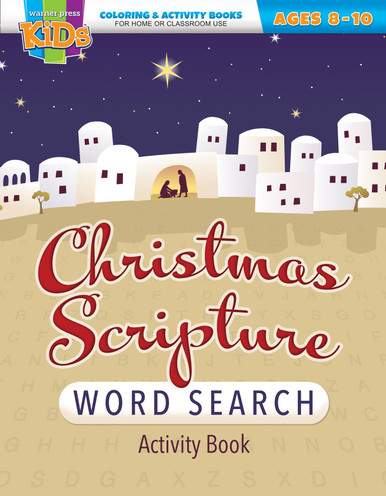 Christmas Scripture Word Search - Coloring & Activity Book