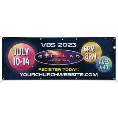 Custom Outdoor Vinyl Banner - Stellar VBS - BSTE008
