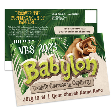 Custom VBS Postcards - Babylon VBS - PCBAL004