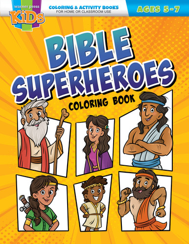 Bible Superheroes - Coloring Activity Book - Concordia Supply