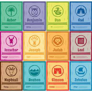 Tribe Names Poster Pack (set of 12) - Hometown Nazareth VBS 2024 by ...