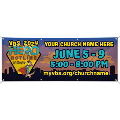 Template VBS Banner: Easy Custom Outdoor Vinyl Banner - Personalize in ...