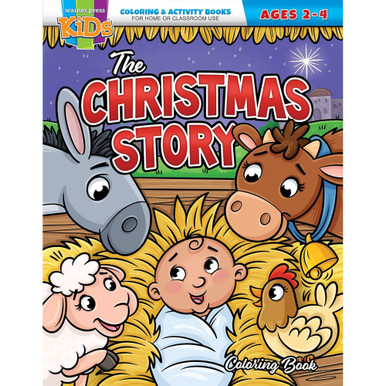 Christmas Coloring Book - The Christmas Story - Ages 2-4 - Concordia Supply
