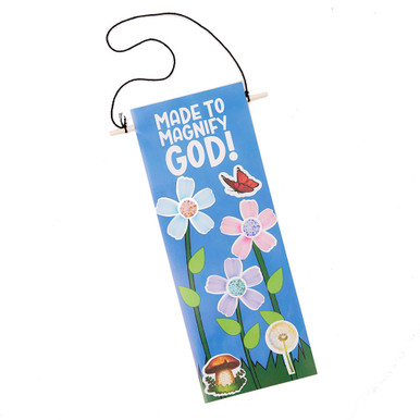 Motto Wall Hanging Craft Pack - Magnified! VBS 2025 by Lifeway ...