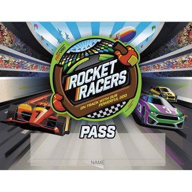 Passes - Pack of 10 - Rocket Racers VBS 2025 by RBP - Concordia Supply