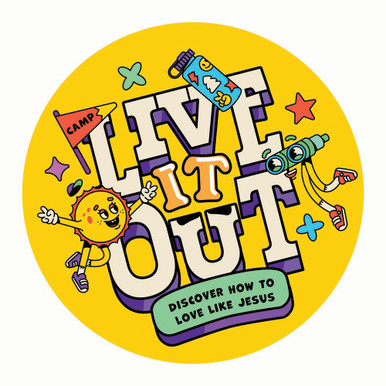 Giant Floor Clings (Pack of 4) - 3ft Diameter - Live it Out VBS 2025 by ...