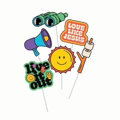 Photo Booth Props - Live it Out VBS 2025 by Orange - Concordia Supply