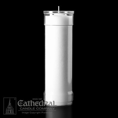 7-Day Inserta-Lite Candle (Clear) - Paraffin - 8" x 2-1/2" - Pack of 24 ...