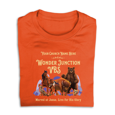Wonder Junction VBS Custom T-Shirt - Full Color Design with Animal Pals ...