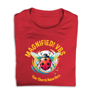 Magnified! VBS Custom T-Shirt - Full Color Design with Lady Bug ...