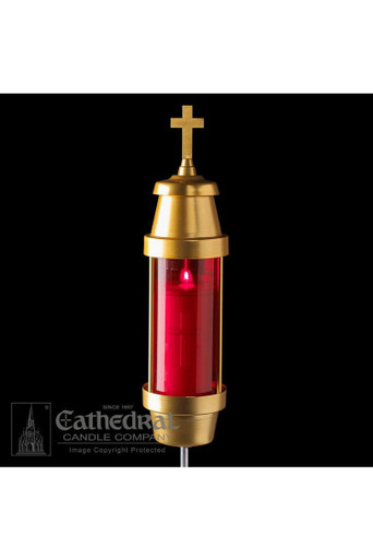 Memorial Light Fixture Replacement Globe (Ruby) - 8" x 3-1/2 ...