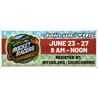 Easy Custom Outdoor Vinyl Banner - Personalize in Real Time - Rocket ...