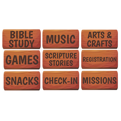 Station Signs - Easy Scene Pop-Up Giant VBS Display - 20" x 12" - VBS ...