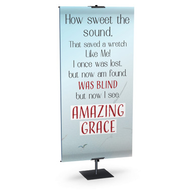 Church Banner - Amazing Grace Series - How Sweet - Concordia Supply
