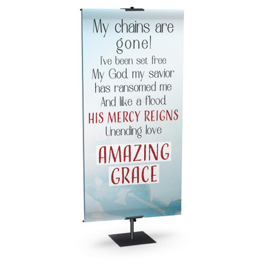 Church Banner - Amazing Grace Series - My Chains - Concordia Supply