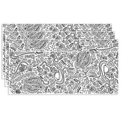 Giant Coloring Page, Larger Table-Top Edition - 3ft x 6ft - (Pack of 3 ...