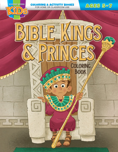 Coloring Activity Books -(5-7) Bible Kings and Princes - Concordia Supply