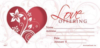 Offering Envelope - Love Offering (Pack Of 100) - Concordia Supply