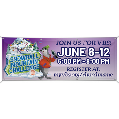 Easy Custom Outdoor Vinyl Banner - Personalize in Real Time - Snowball ...
