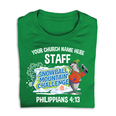 Easy Custom VBS T-Shirt - Full Color Design - Snowball Mountain ...