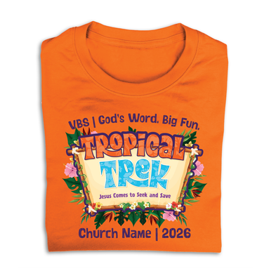Easy Custom VBS T-Shirt - Full Color Design - Tropical Trek VBS ...